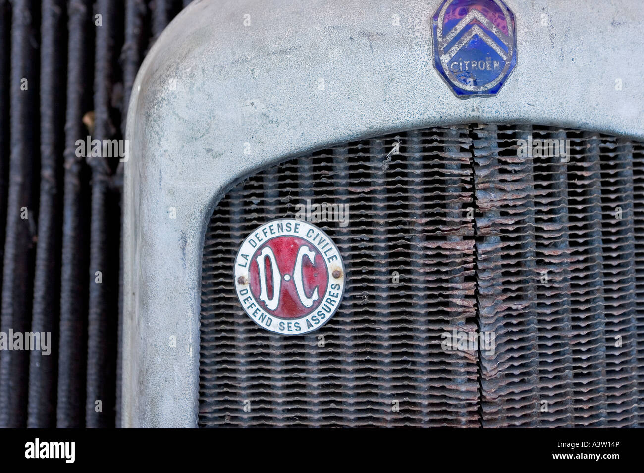 old citroen water radiator in Lille (Rijssel) (France Stock Photo - Alamy