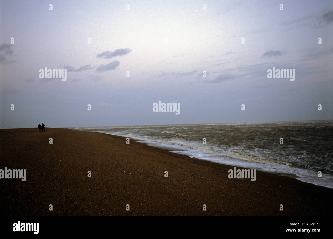 The Suffolk coastline at Shingle Street where a Second World War ...