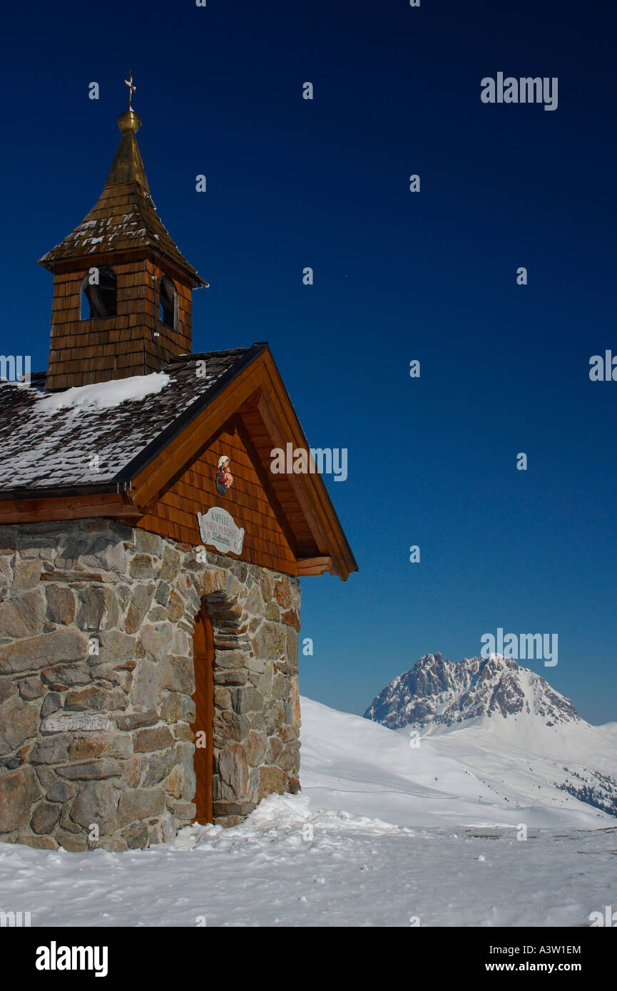 Chapel in winter Stock Photo - Alamy