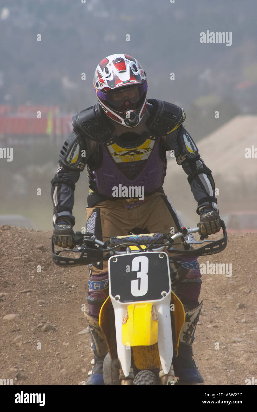 moto cross driver Stock Photo - Alamy