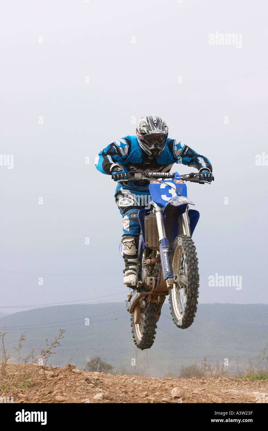 moto cross driver Stock Photo - Alamy