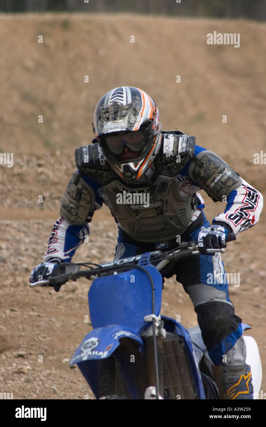moto cross driver Stock Photo - Alamy