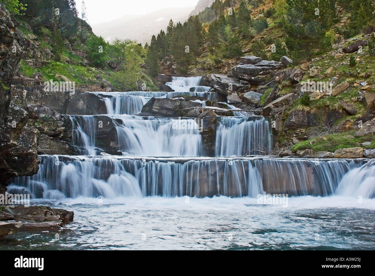 Waterfall Las Cascadas Stock Photo - Alamy