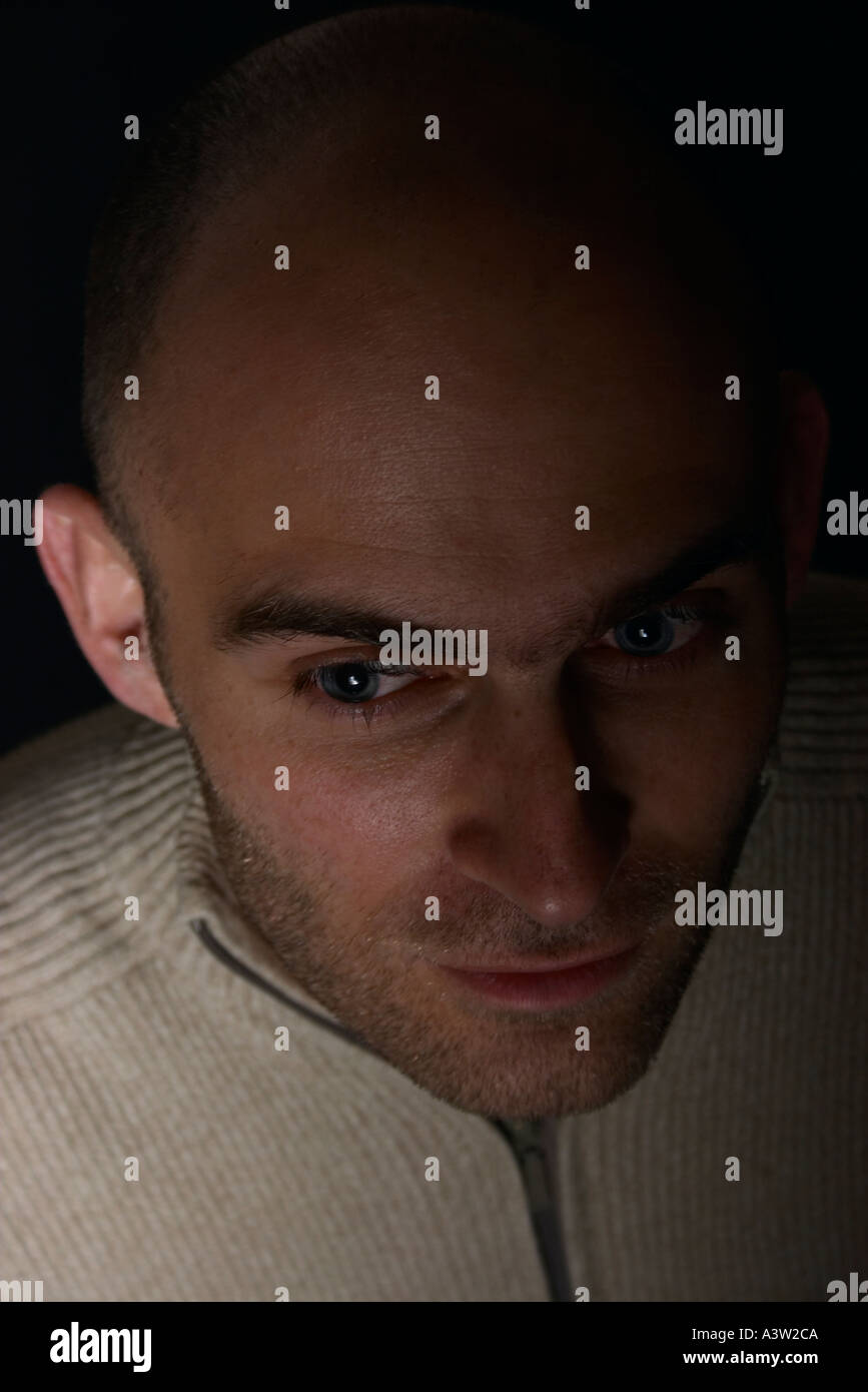 top view of young man Stock Photo - Alamy