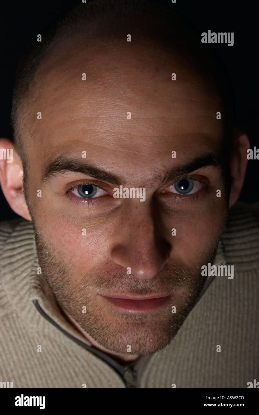 top view of young man Stock Photo - Alamy