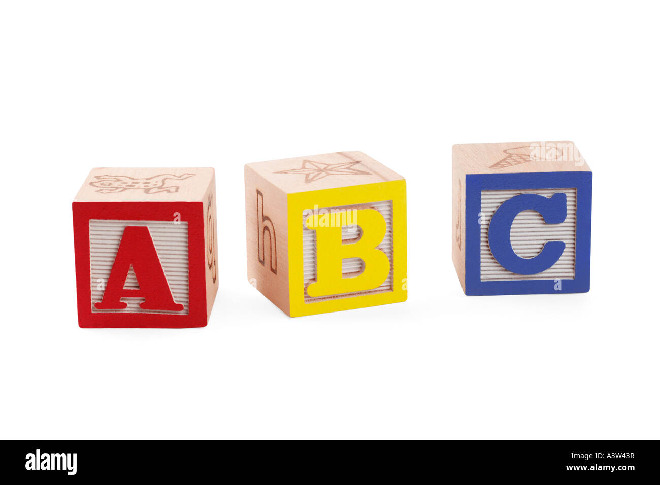 Child's alphabet blocks Stock Photo - Alamy