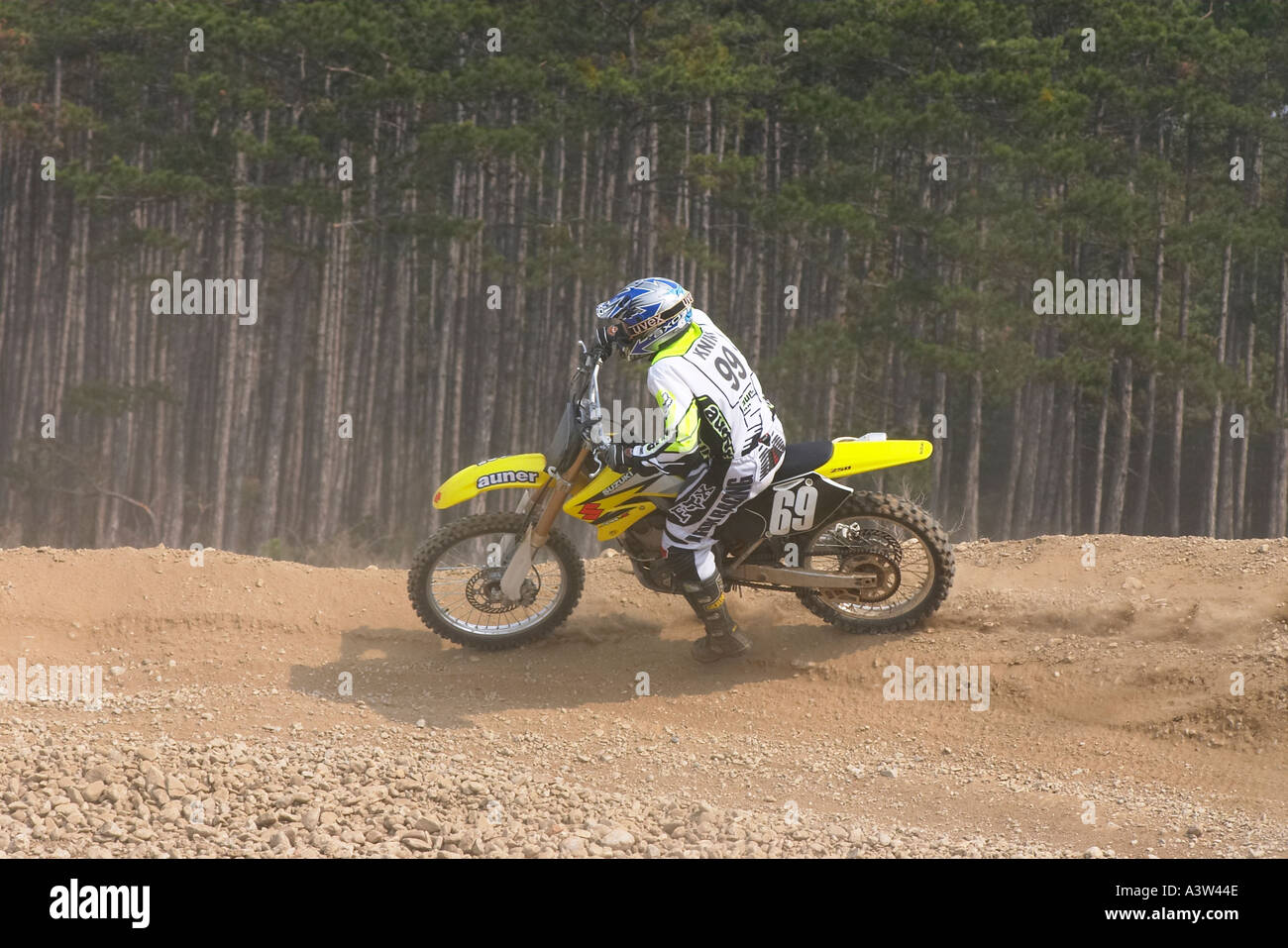 moto cross driver Stock Photo - Alamy