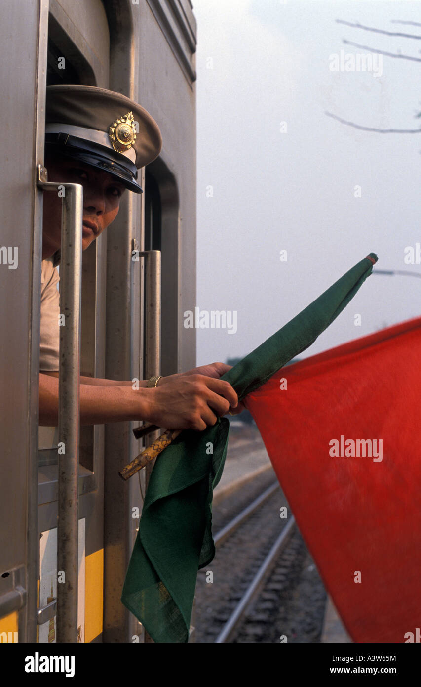Ayuthaya train guard hi-res stock photography and images - Alamy