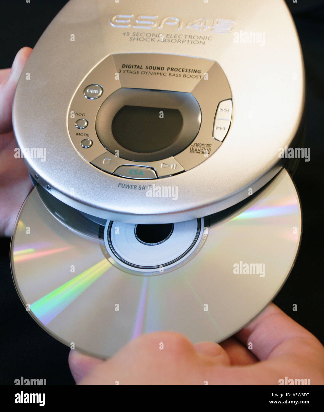 Portable CD player Stock Photo - Alamy