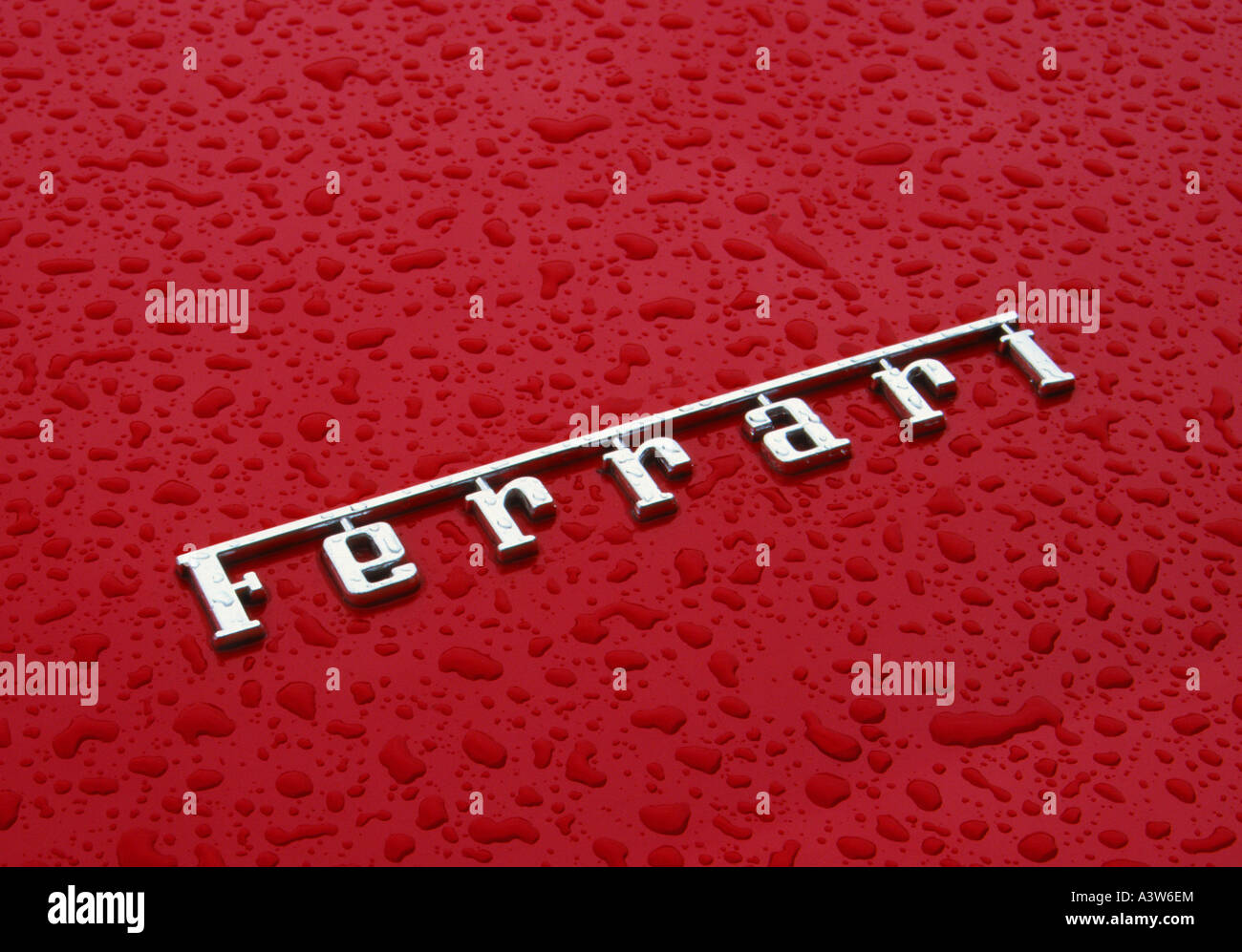 Ferrari car badge. Italian car manufacturer 1940 to date Stock Photo ...