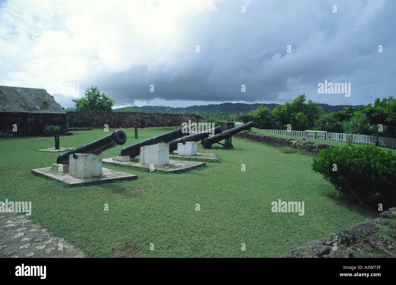 cannons in fort Stock Photo - Alamy