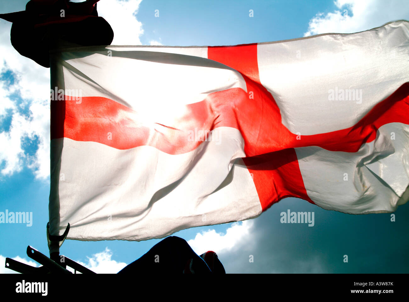 St George national flag of England Stock Photo - Alamy