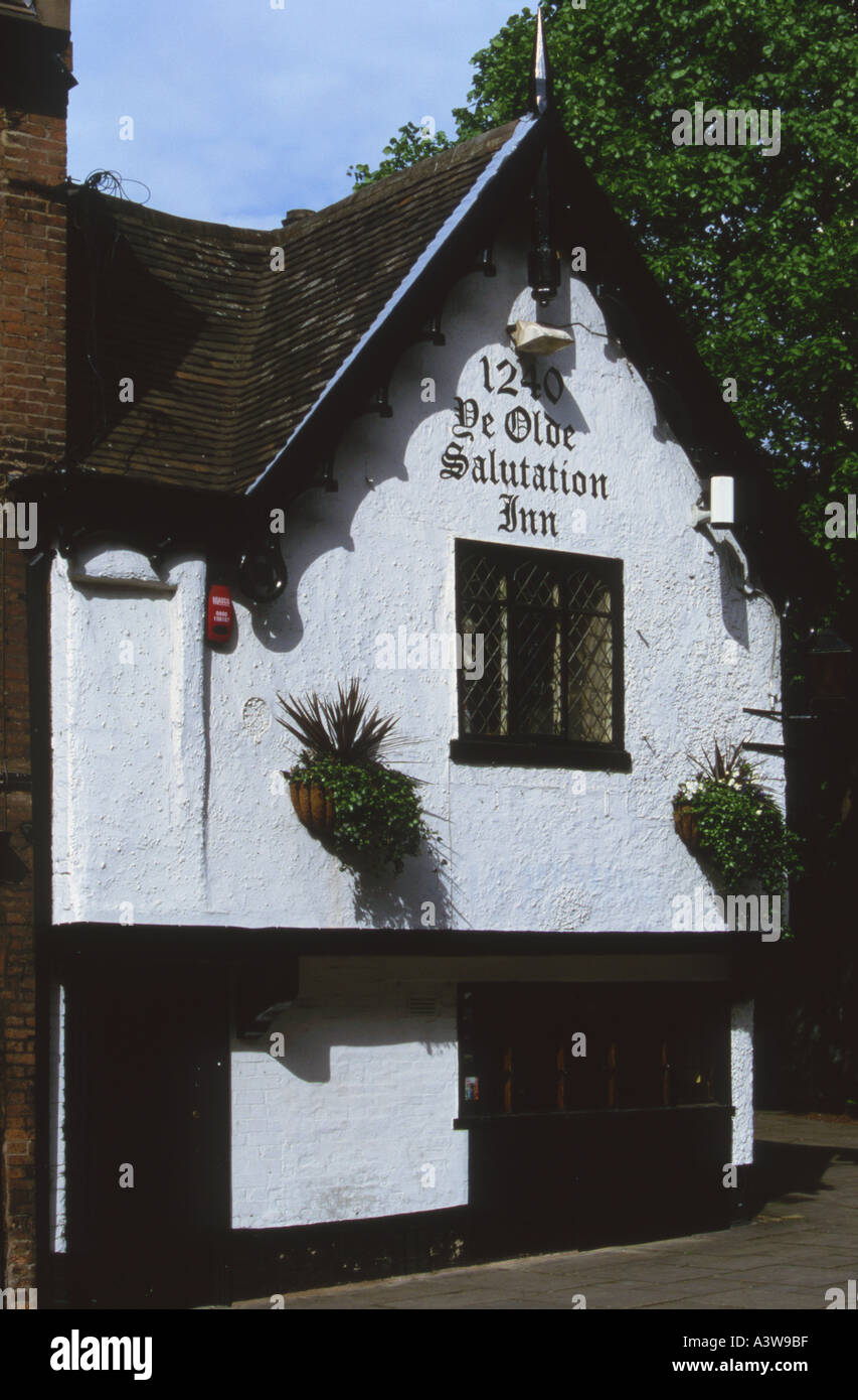 Ye Olde Salutation Inn Nottingham Stock Photo - Alamy