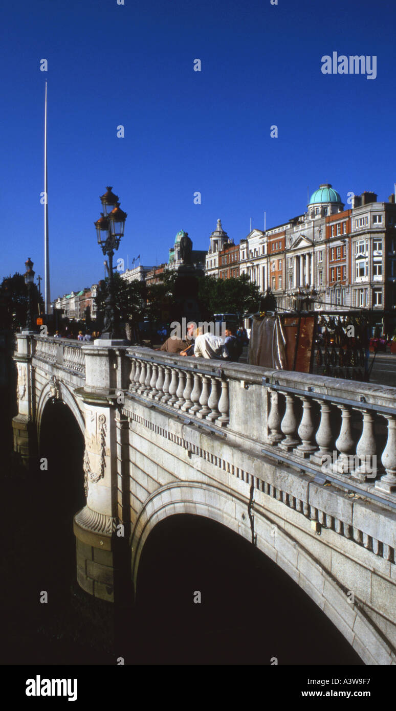 O Connell Bridge and The Spire Dublin Stock Photo - Alamy