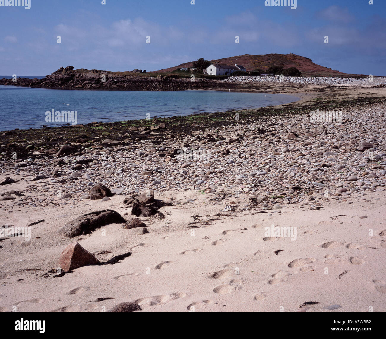 Sandy beach bryher hi-res stock photography and images - Alamy