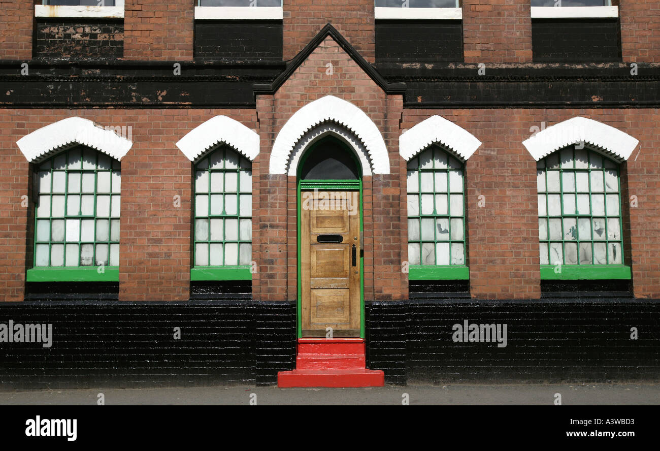 A colourfull building in the industrial Digbeth area of Birmingham West ...