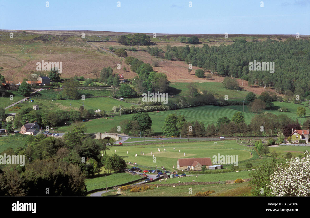 The North Yorkshire village of Castleton England UK Stock Photo - Alamy