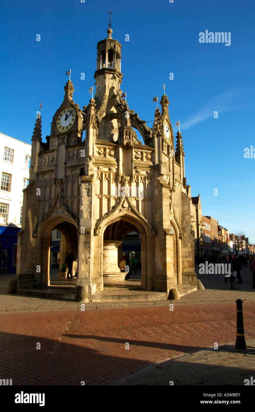 The Chichester Cross stands at the intersection of the four main steets ...