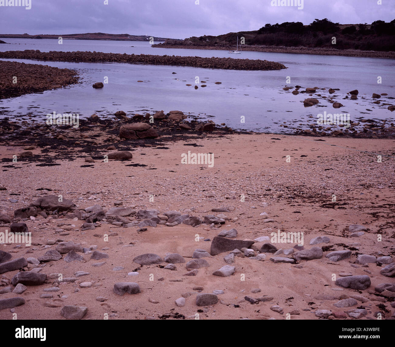 Hells Bay Bryher Isles of Scilly Cornwall UK Stock Photo - Alamy