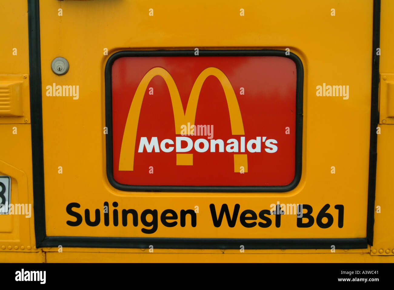 mcdonalds macdonalds m yellow red Stock Photo - Alamy