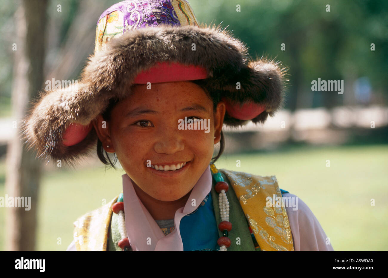 Ladakhi girl in traditional dress Ladakh Festival Leh Ladakh Jammu and ...