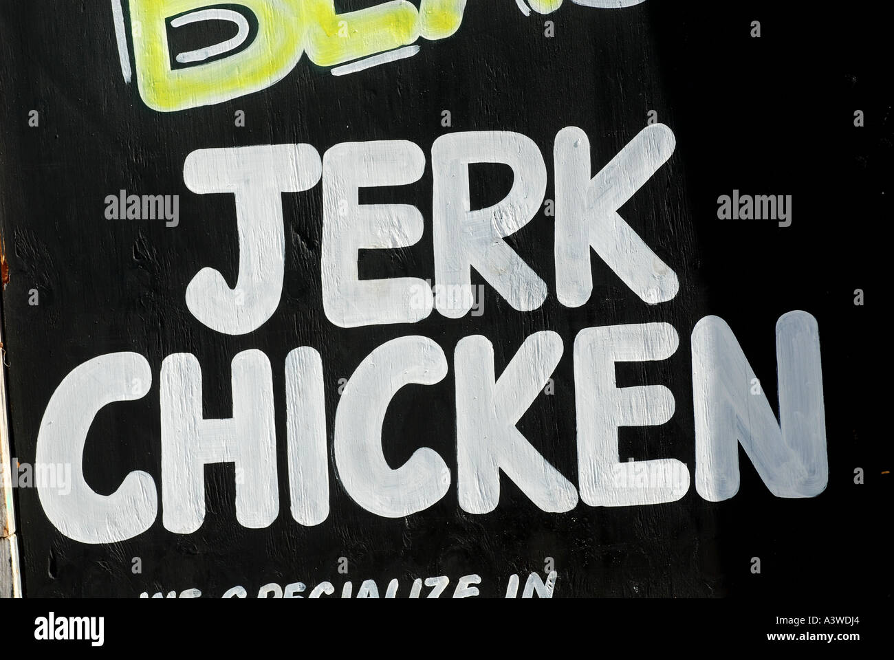 Sign on the beach at Negril Jamaica Stock Photo - Alamy