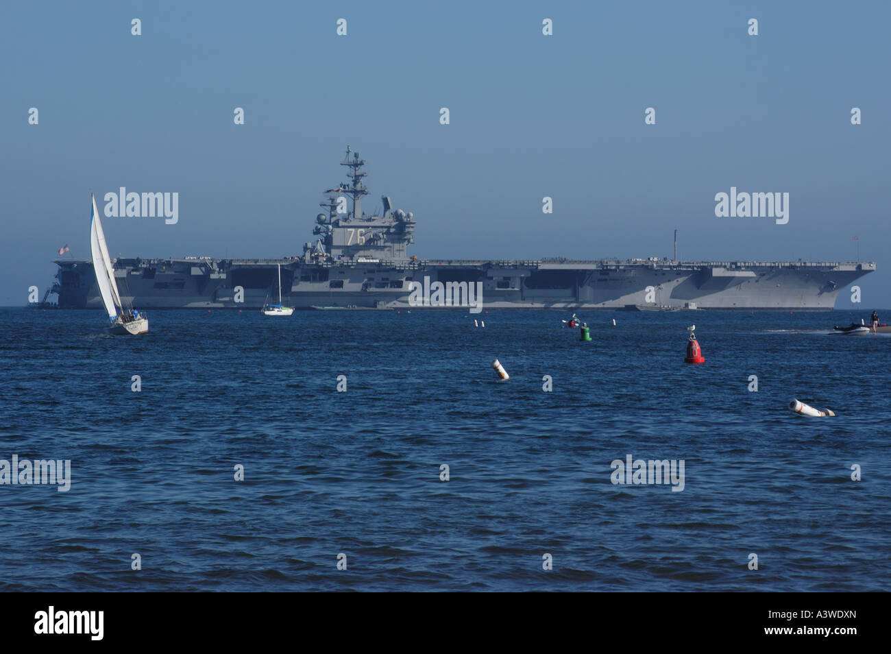 U.S.S. Ronald Reagan Stock Photo - Alamy