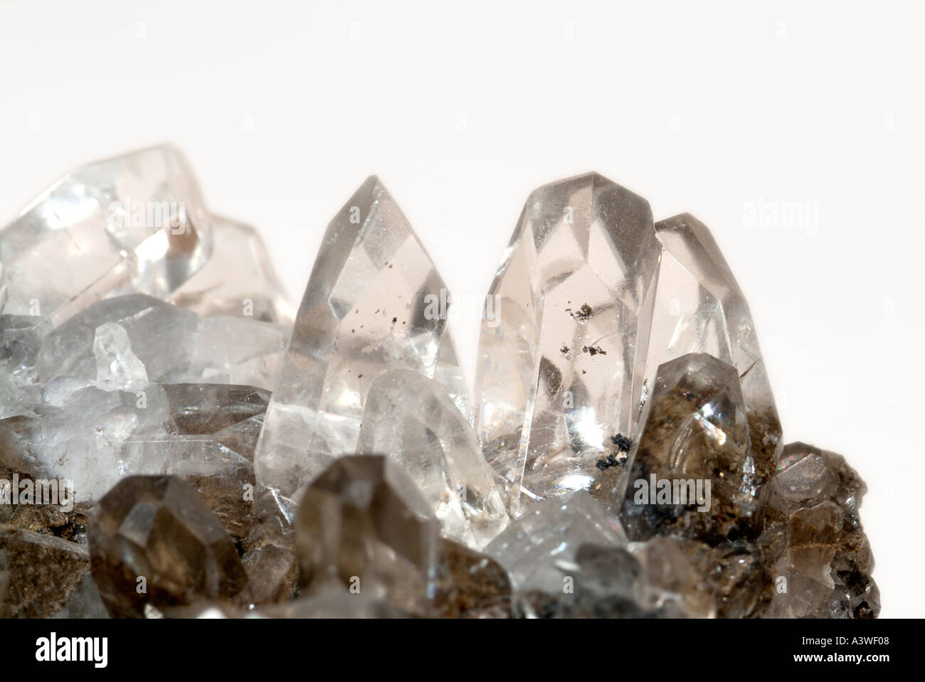 Mineral Calcite, Colourless vitreous crystals, Bigrig mine, Egremont ...