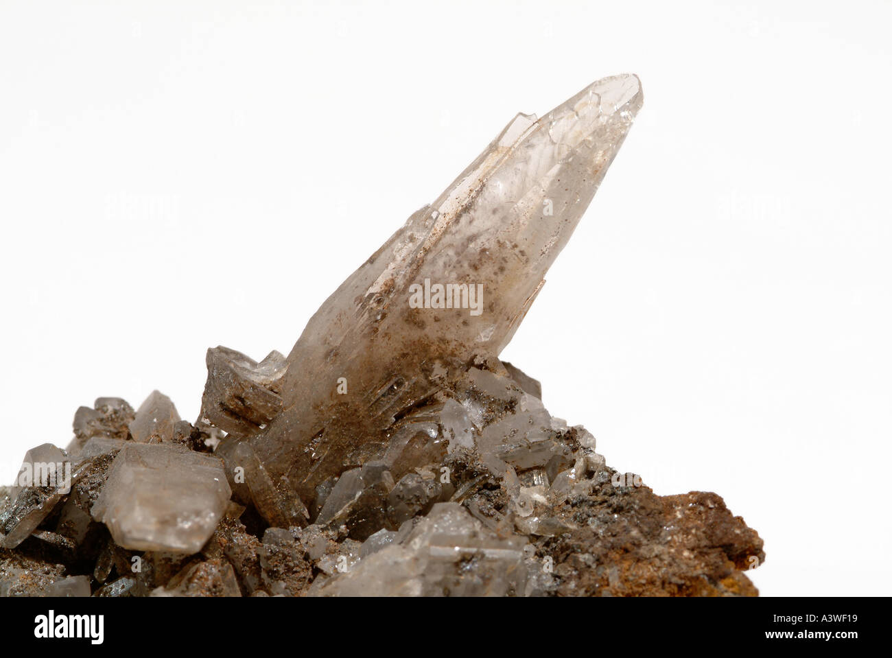 Mineral Aragonite, crystal., Greystones quarry, Lezant, Cornwall ...