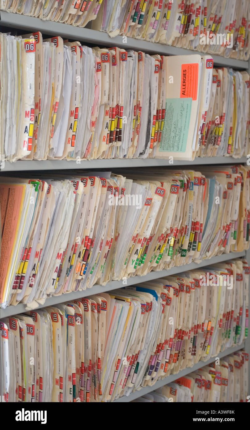 Medical Records Filing System High Resolution Stock Photography and ...