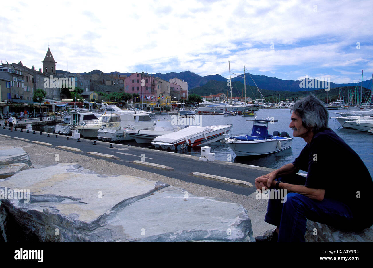 Corsica man sitting hi-res stock photography and images - Alamy