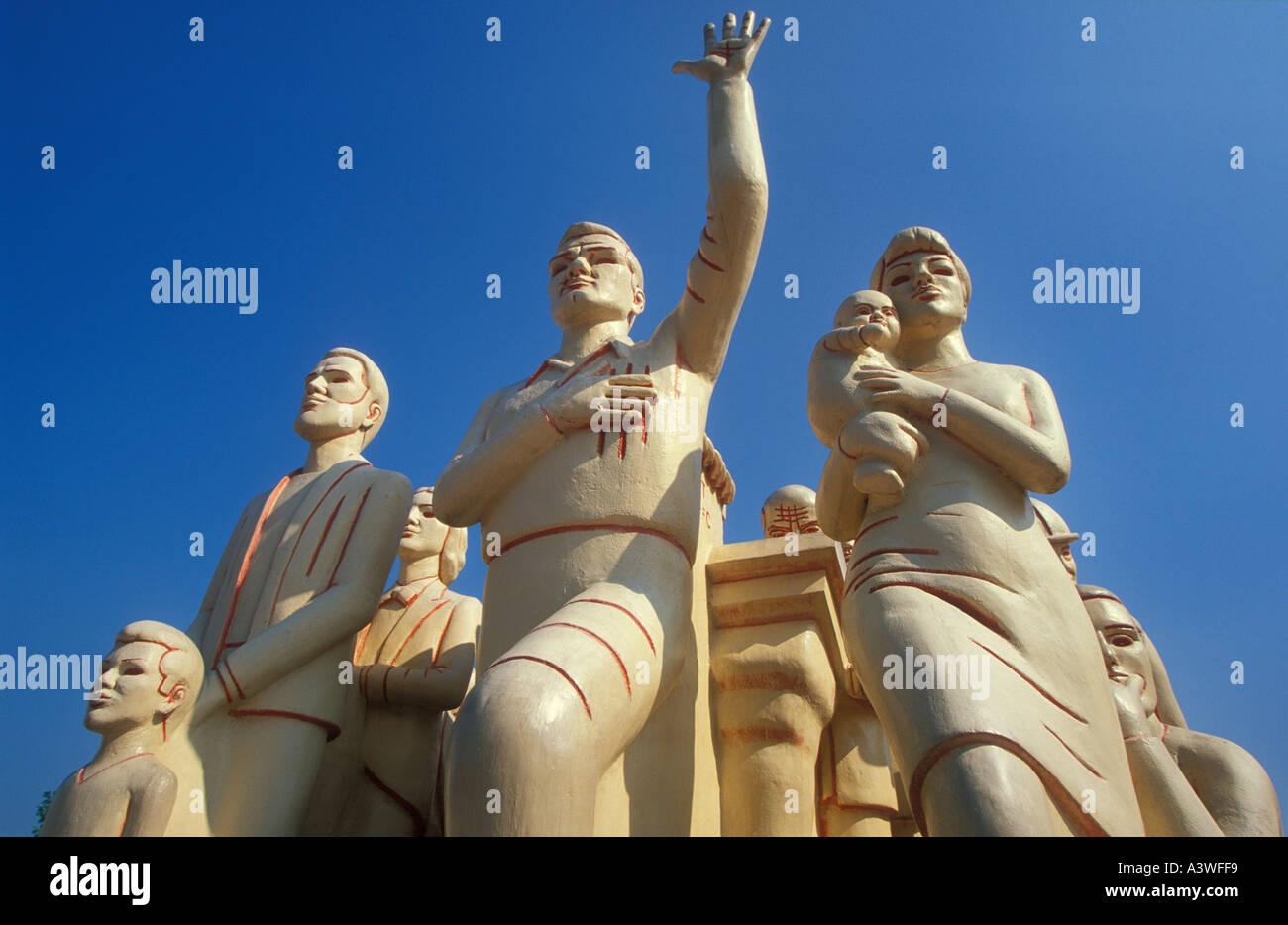 forward statue Centenary Square Birmingham West Midlands England UK GB ...