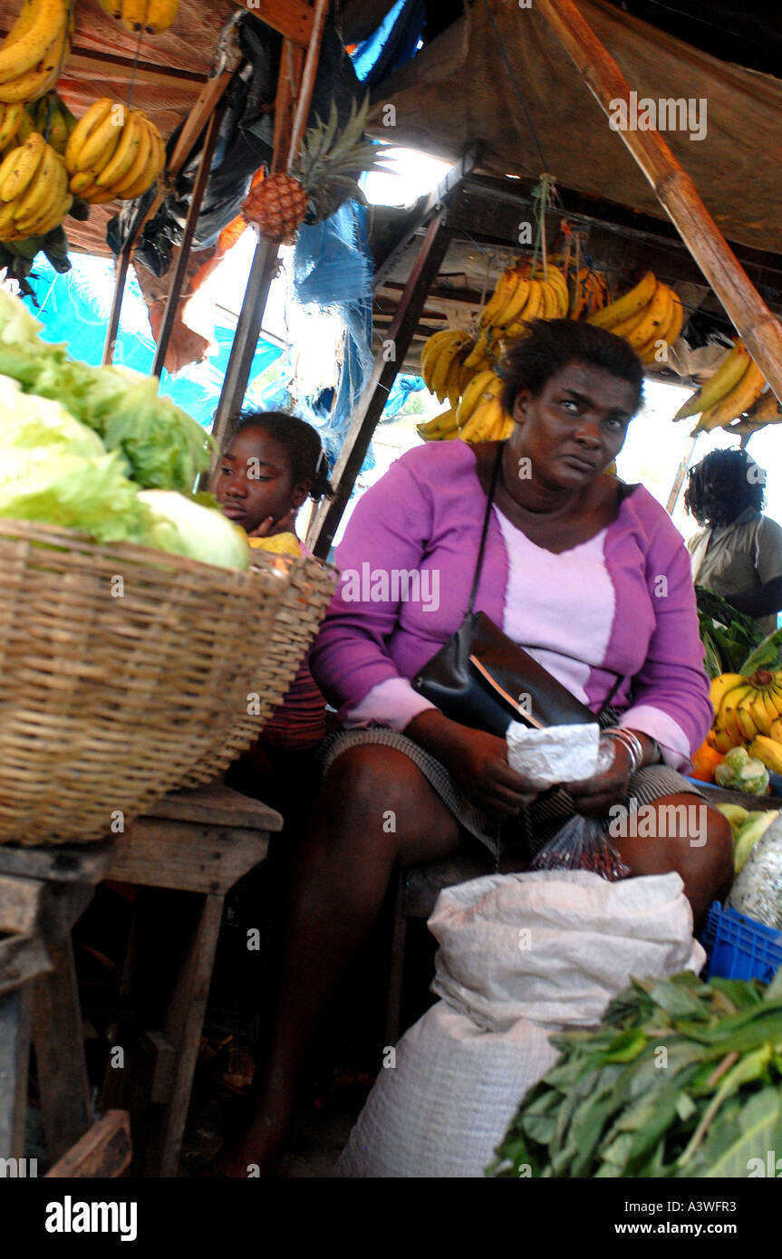 Lucea market western Jamaica Stock Photo - Alamy
