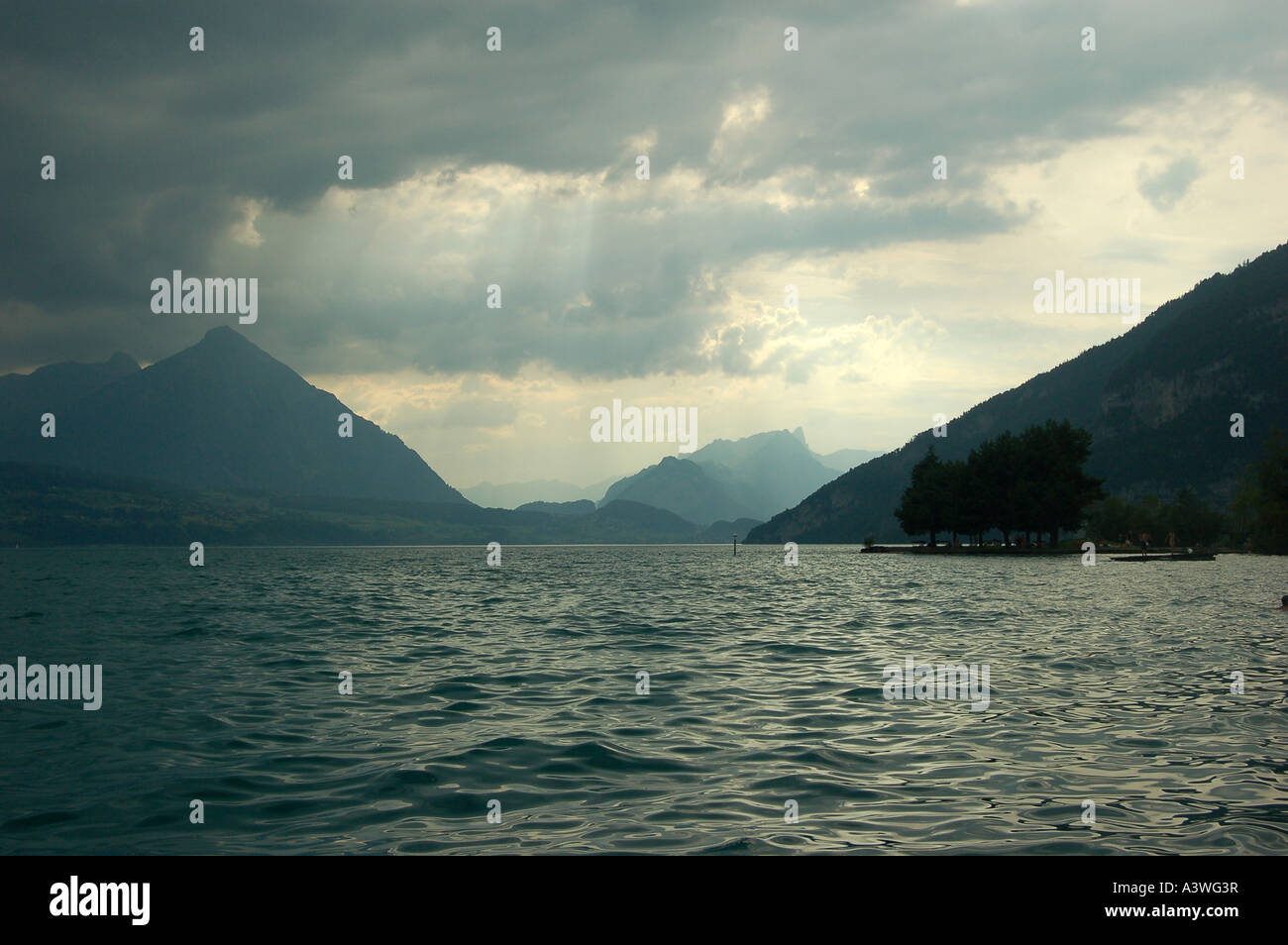 Interlaken Lake - Switzerland Stock Photo - Alamy