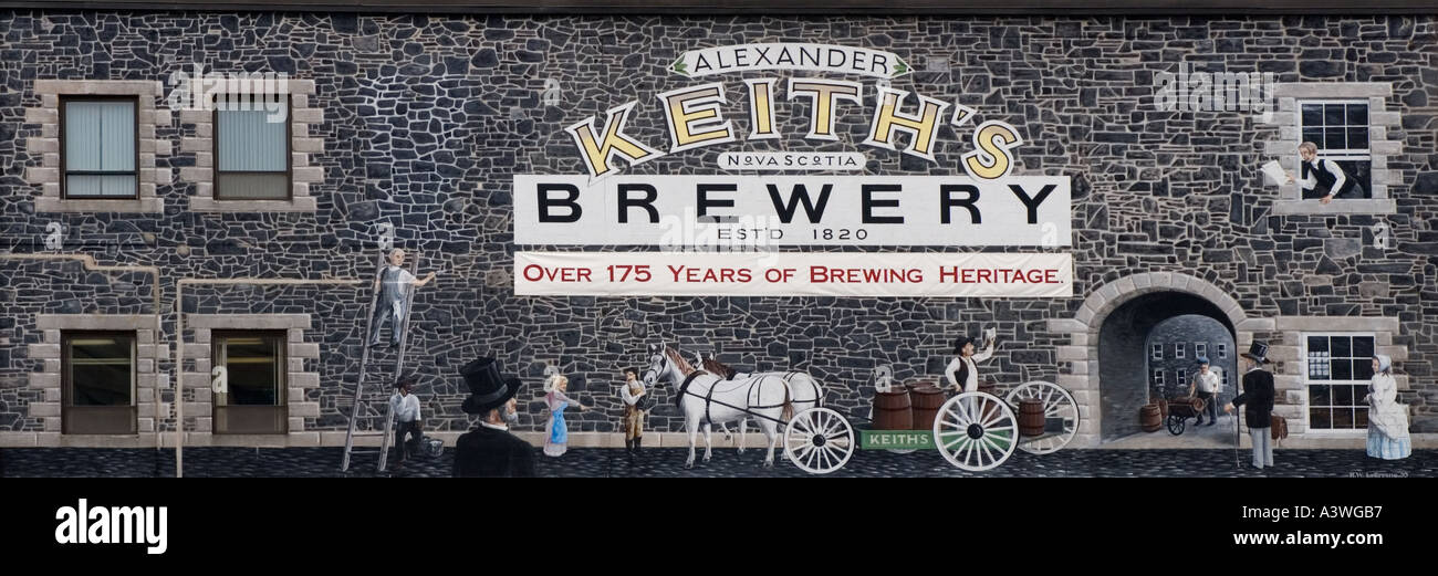 Canada Nova Scotia Halifax Alexander Keith s Brewery trompe l oeil ...
