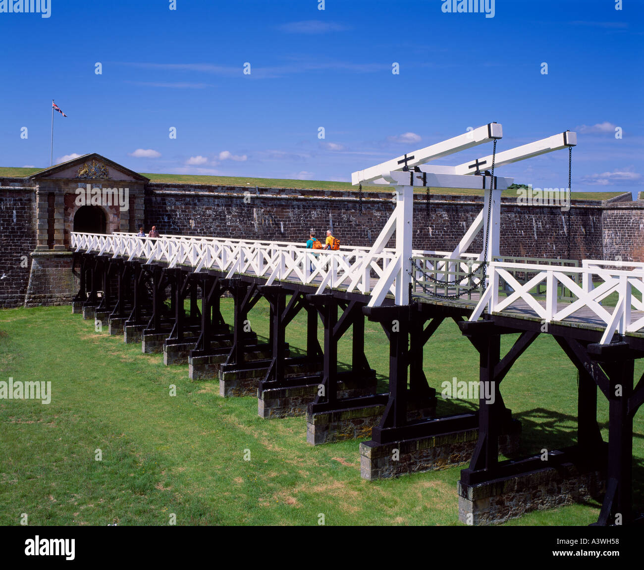 Scotland, Highland, near Inverness, Ardersier, Fort George The ...
