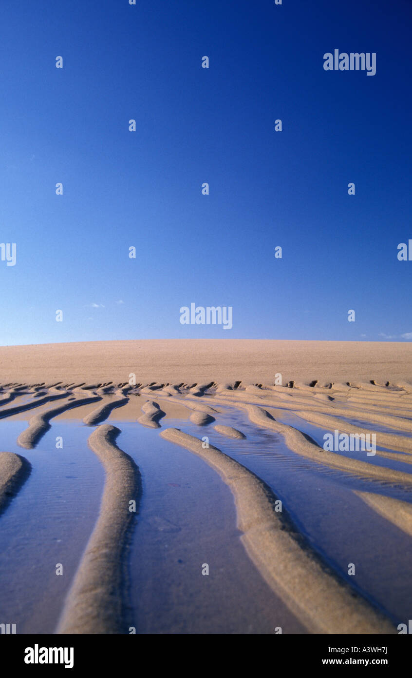 Ripples in the sand on Bucasia Beach Mackay Queensland Australia Stock ...