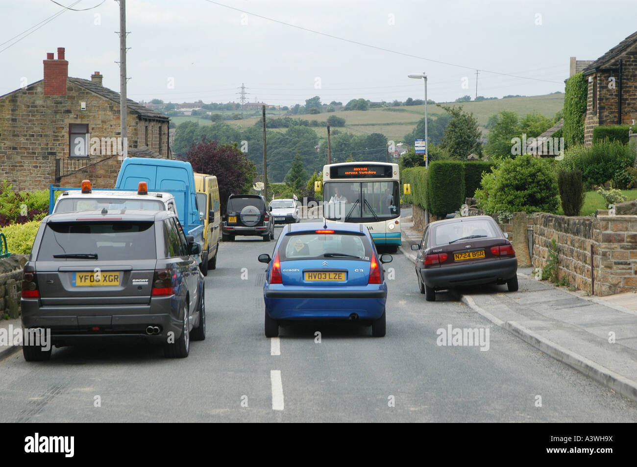 Parking problems congestion on country hi-res stock photography and ...