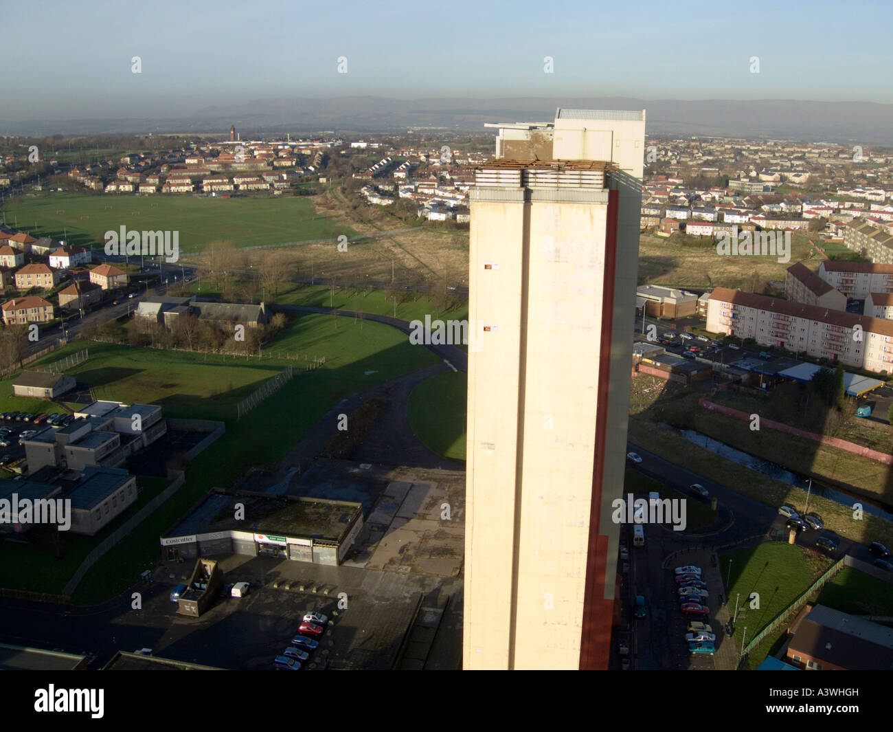 Red Road High Rise Flats in Glasgow Scotland Stock Photo - Alamy