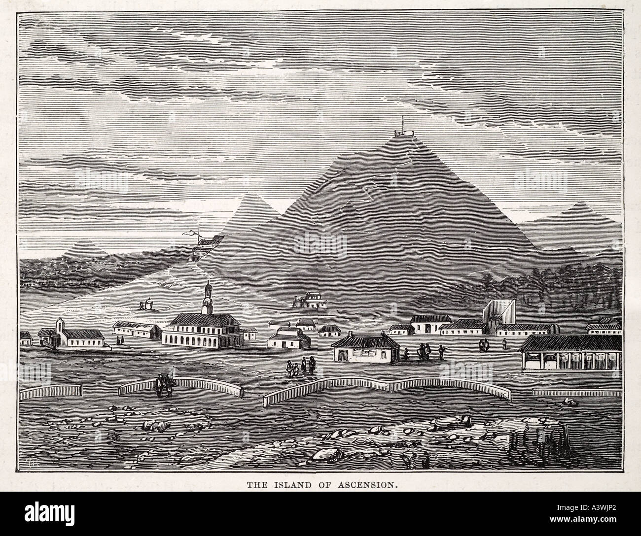 ascension island Georgetown tropical Daly cragg Atlantic volcano ...