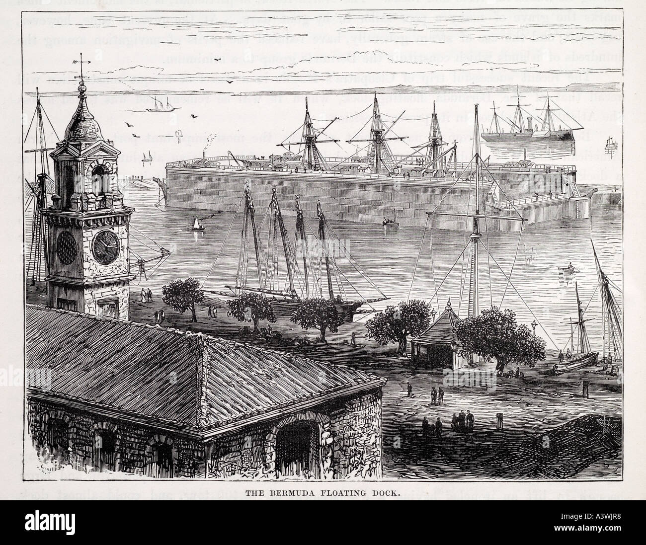 bermuda View British Britain Caribbean colony Atlantic ocean island ...