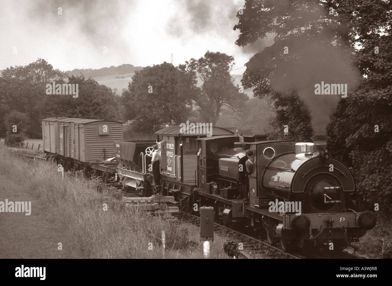 Saddle Tank Steam Engines Stock Photo - Alamy