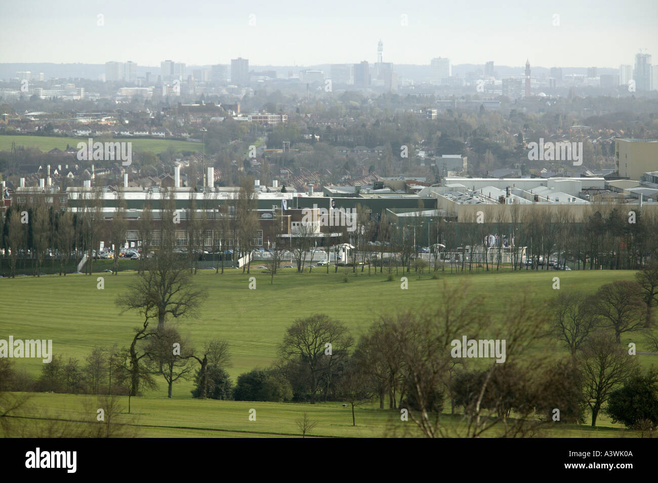 The MG Rover factory in Longbridge Birmingham England UK against the ...