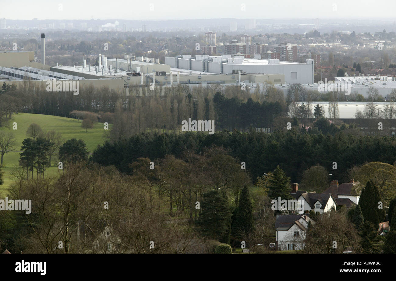 The MG Rover factory in Longbridge Birmingham England UK against the ...