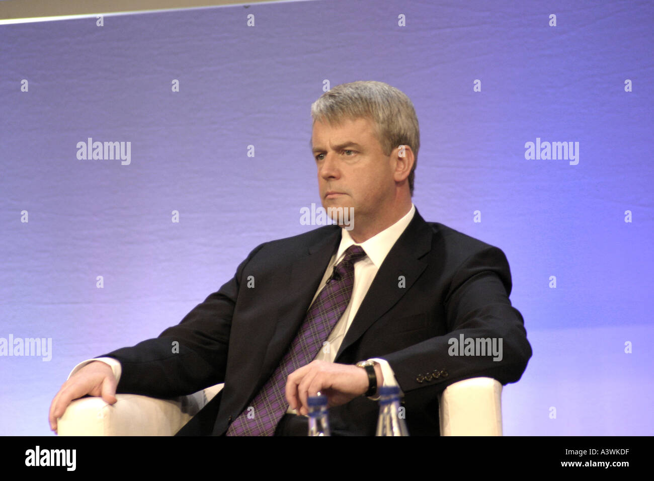 andrew lansley tory mp at party conference 2004 Stock Photo - Alamy