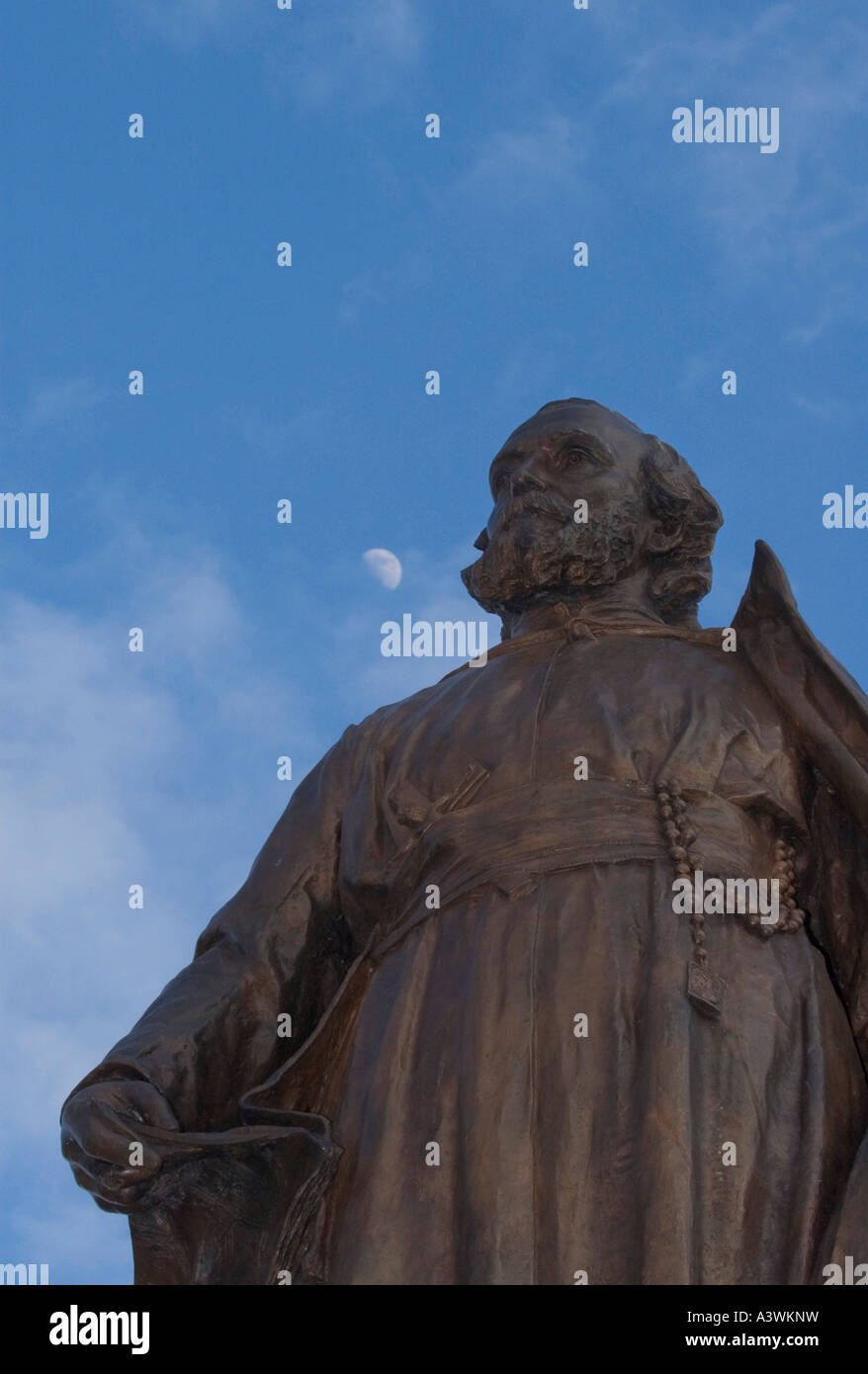 A statue of 17th century French Jesuit explorer Father Jacques ...