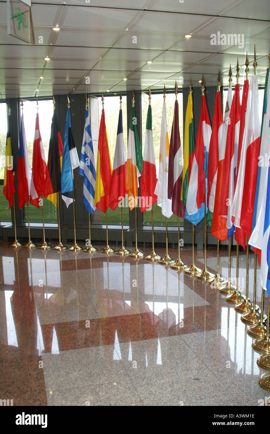 Flags of the 25 countries within the European Union Stock Photo - Alamy