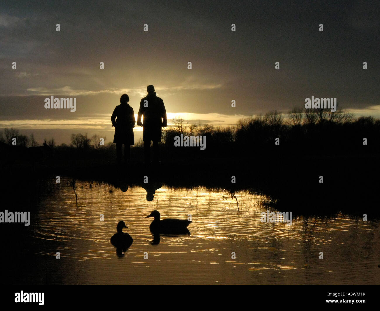 Silhouette and reflections hi-res stock photography and images - Alamy