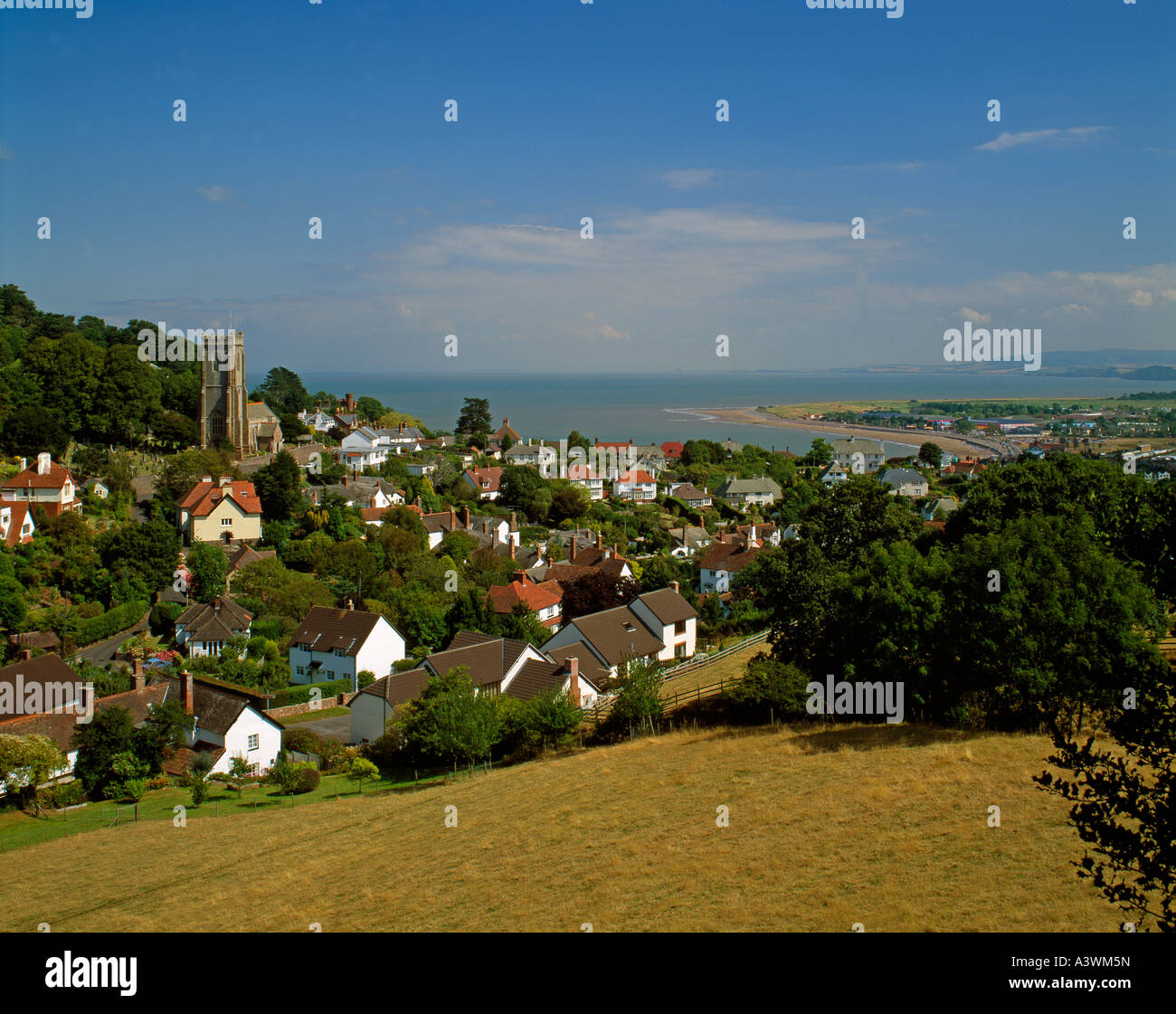 Higher Town Minehead Somerset England UK Stock Photo - Alamy