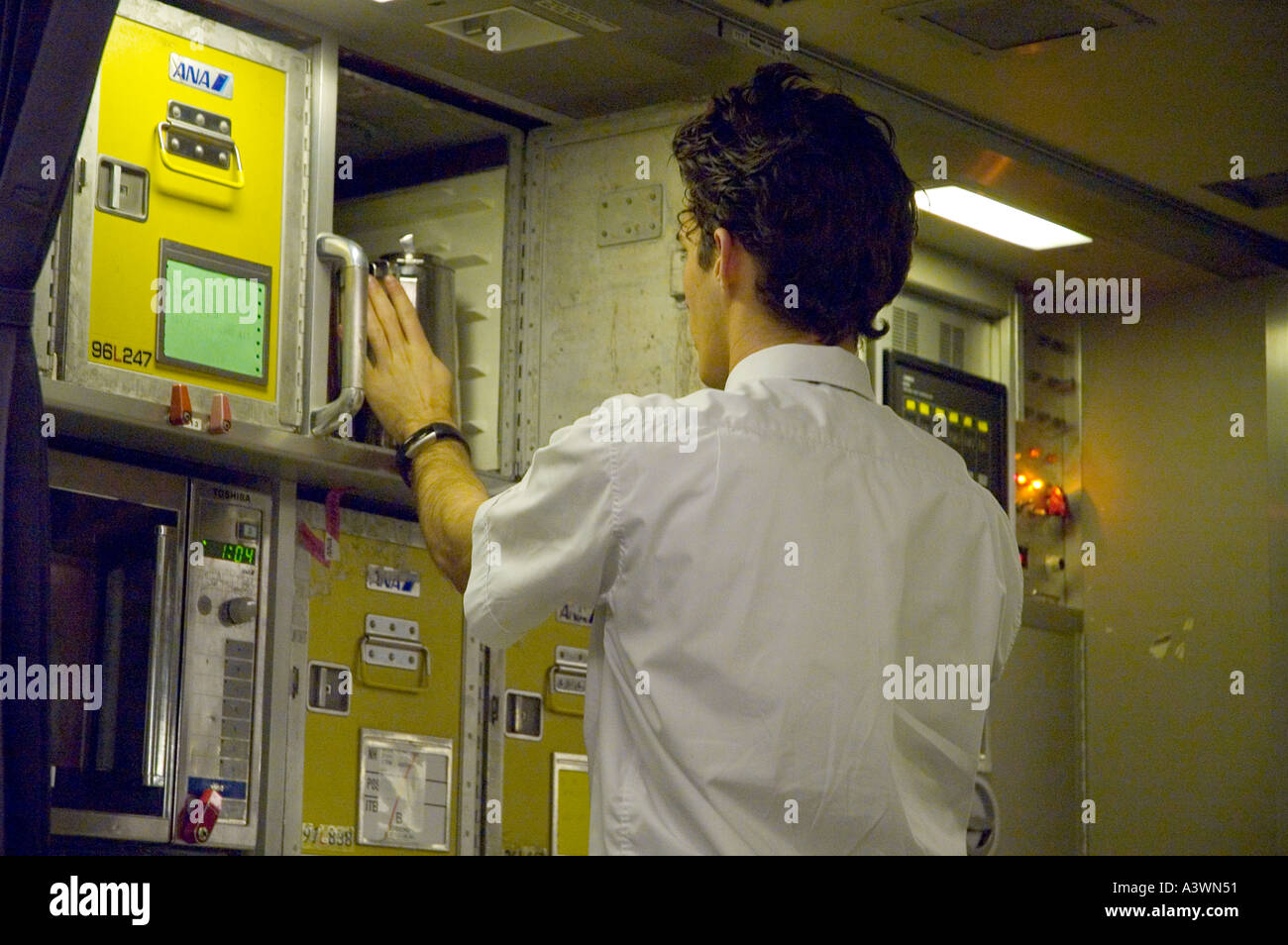 141004 The Skymap flight information map on an ANA All Nippon Airways ...